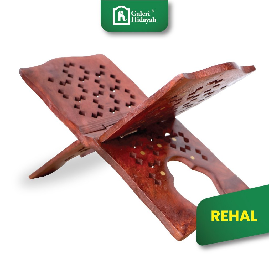 Rehal Kayu Tembaga [Rehal Al-Quran Lipat] | Shopee Malaysia