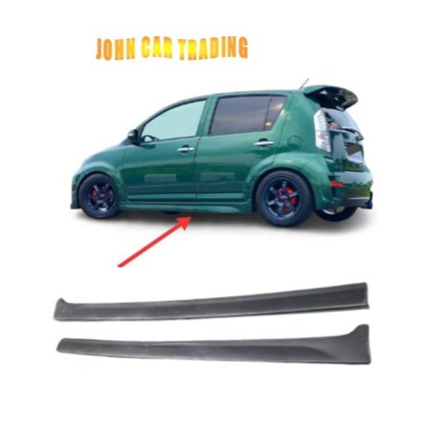 Perodua Myvi SE SE2 SE1 PU Side Skirt Myvi 2005~2010 BodyKit Skirt Tepi ...