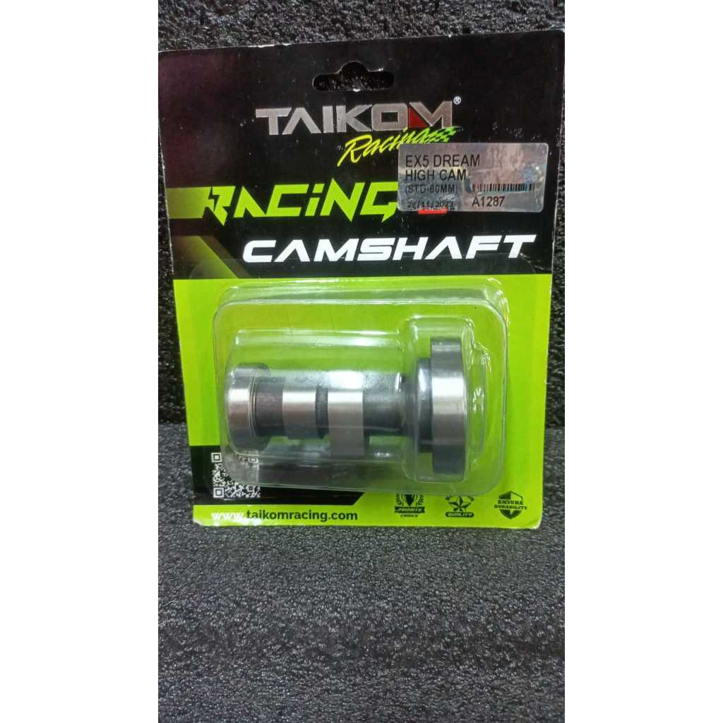 TAIKOM SUPER RACING CAM SHAFT (HIGH CAM) STD-60MM EX5 /EX5 DREAM ...