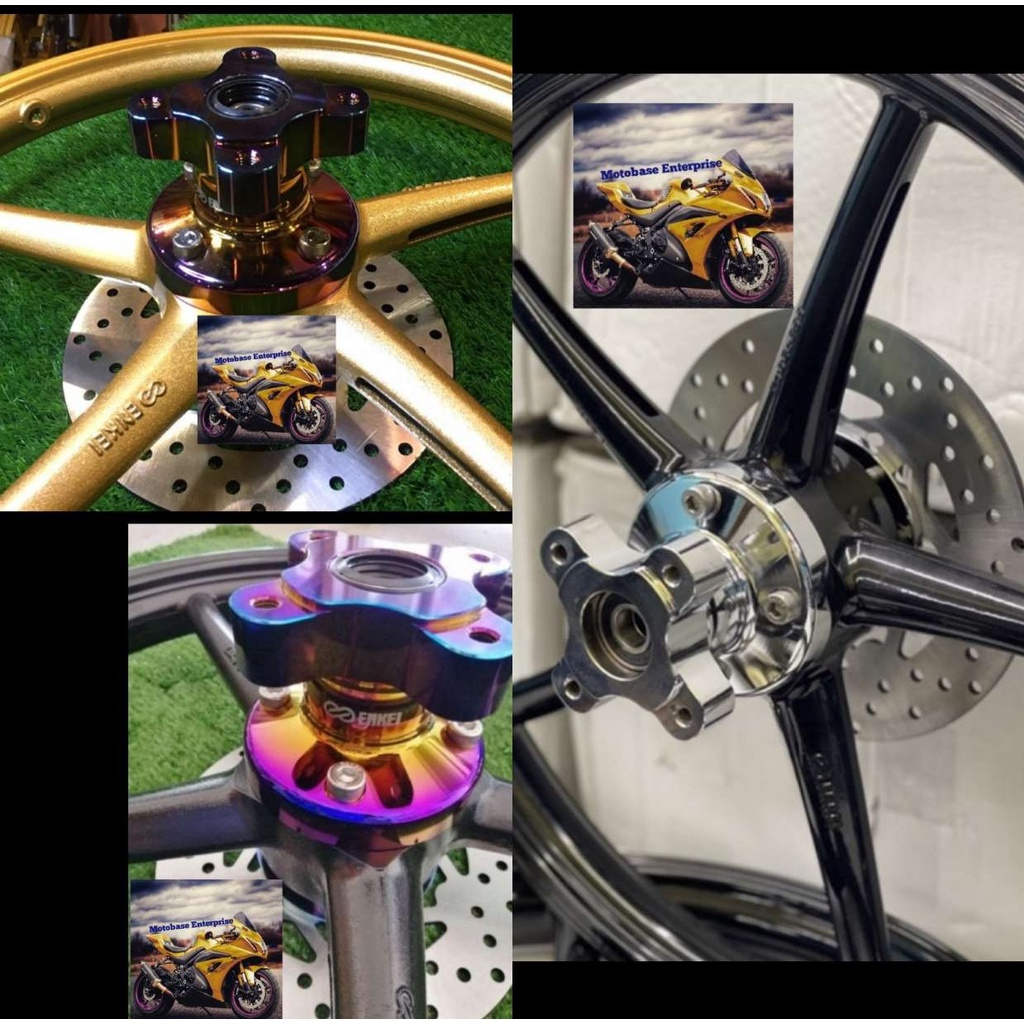 ENKEI Y15ZR/ Y16ZR SP522 SPORT RIM CUSTOM HUB DENGAN DISC BELAKANG ...