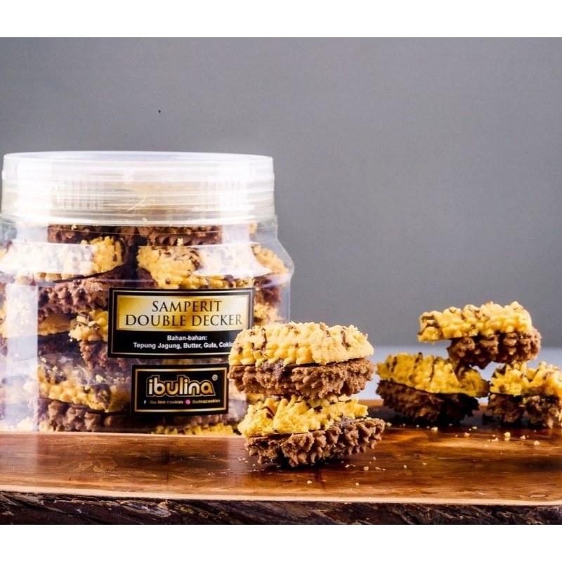 BISKUT RAYA PREMIUM SAMPERIT DOUBLE DECKER (28pcs) | Shopee Malaysia