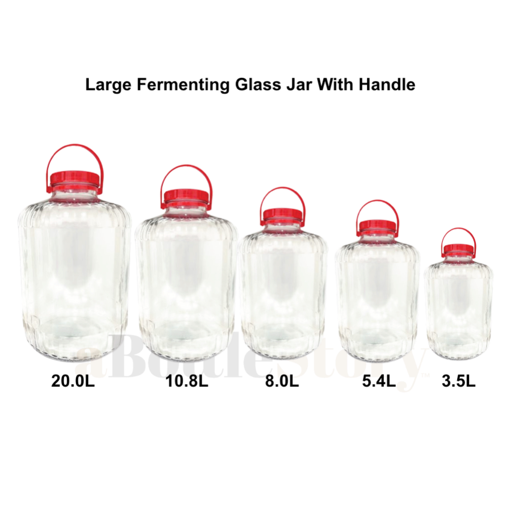 (Max. 1pc per order) Large Fermenting Glass Jar with Handle | Balang ...