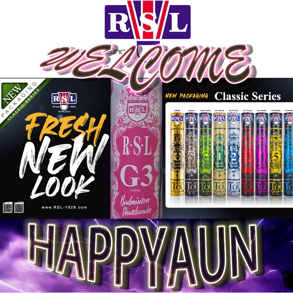 RSL G3 BADMINTON SHUTTLECOCK Speed 77 (ORIGINAL 100%) HIGH QUALITY ...