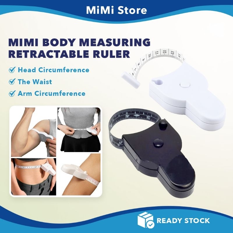 MiMi Body Measuring Retractable Tape Fitness Tapline Accurate Measure ...