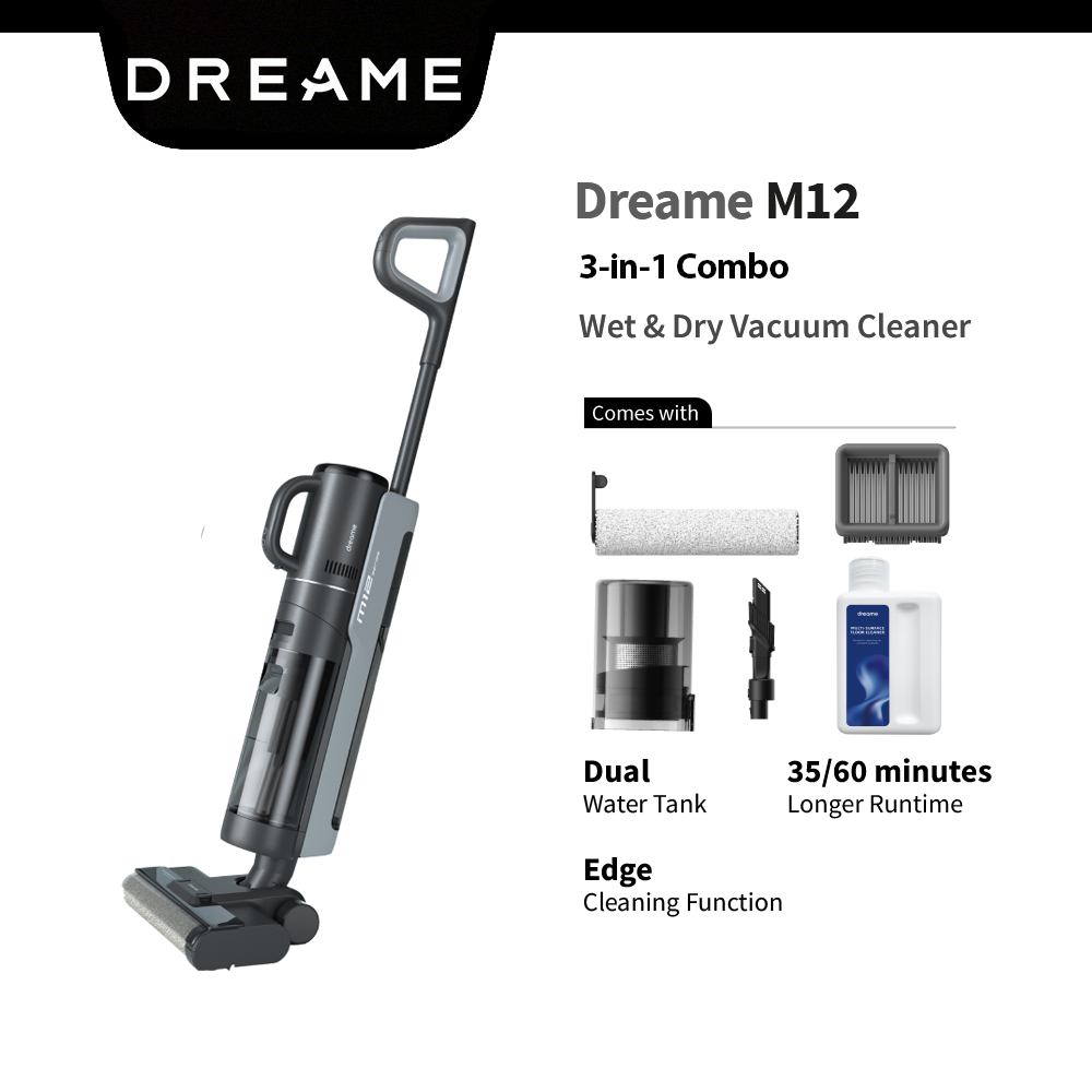 Flagship Dreame M12 3-in-1 Combo Wet and Dry Smart Floor Washer ...