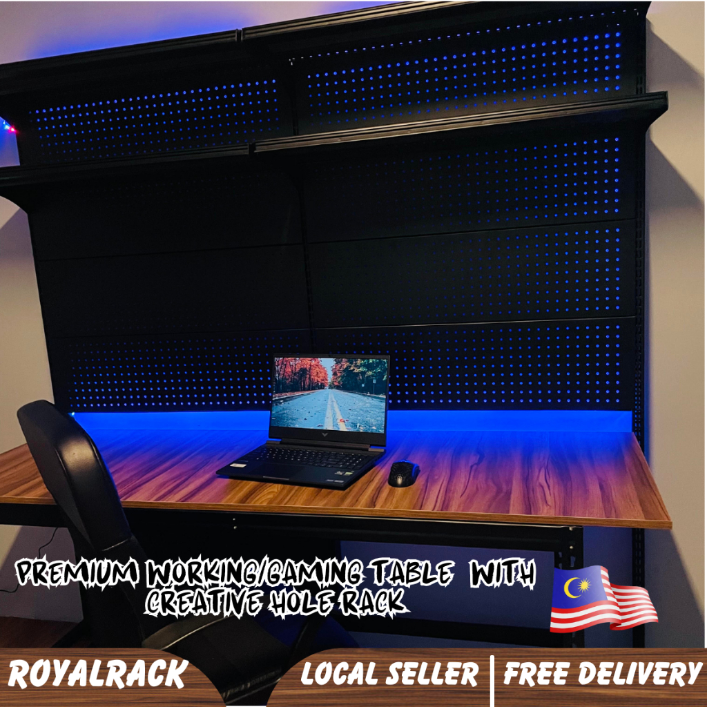 RoyalRack Creative Gaming Table with Creative Board Rack Working Table ...