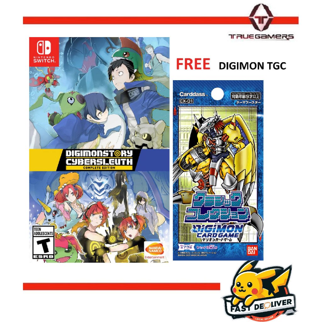Nintendo Switch Digimon Story Cybersleuth Complete Edition - English | Shopee Malaysia