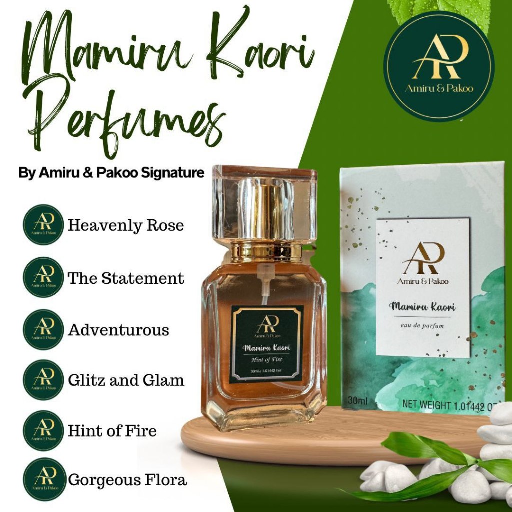 (READY STOCK) MAMIRU KAORI PERFUMES BY AMIRU & PAKOO SIGNATURE FOR HIM ...