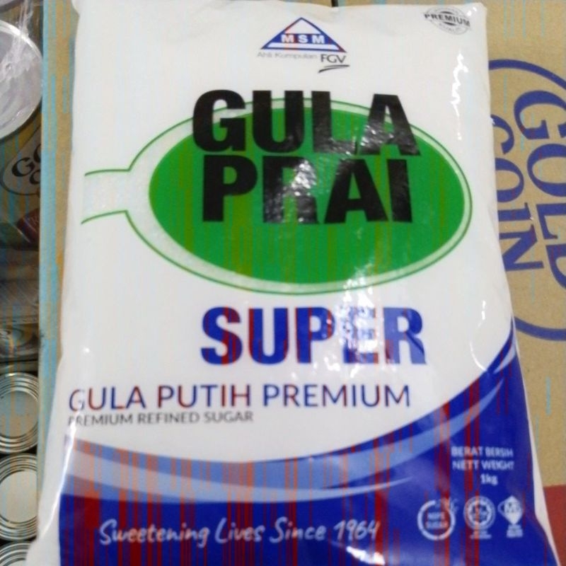 GULA PRAI Super Gula Putih Premium 1kg | Shopee Malaysia
