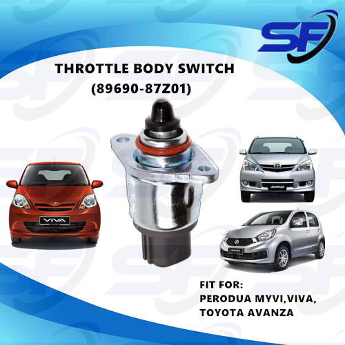 💯PERODUA MYVI,VIVA,TOYOTA AVANZA THROTTLE BODY SWITCH (ORIGINAL)(89690 ...
