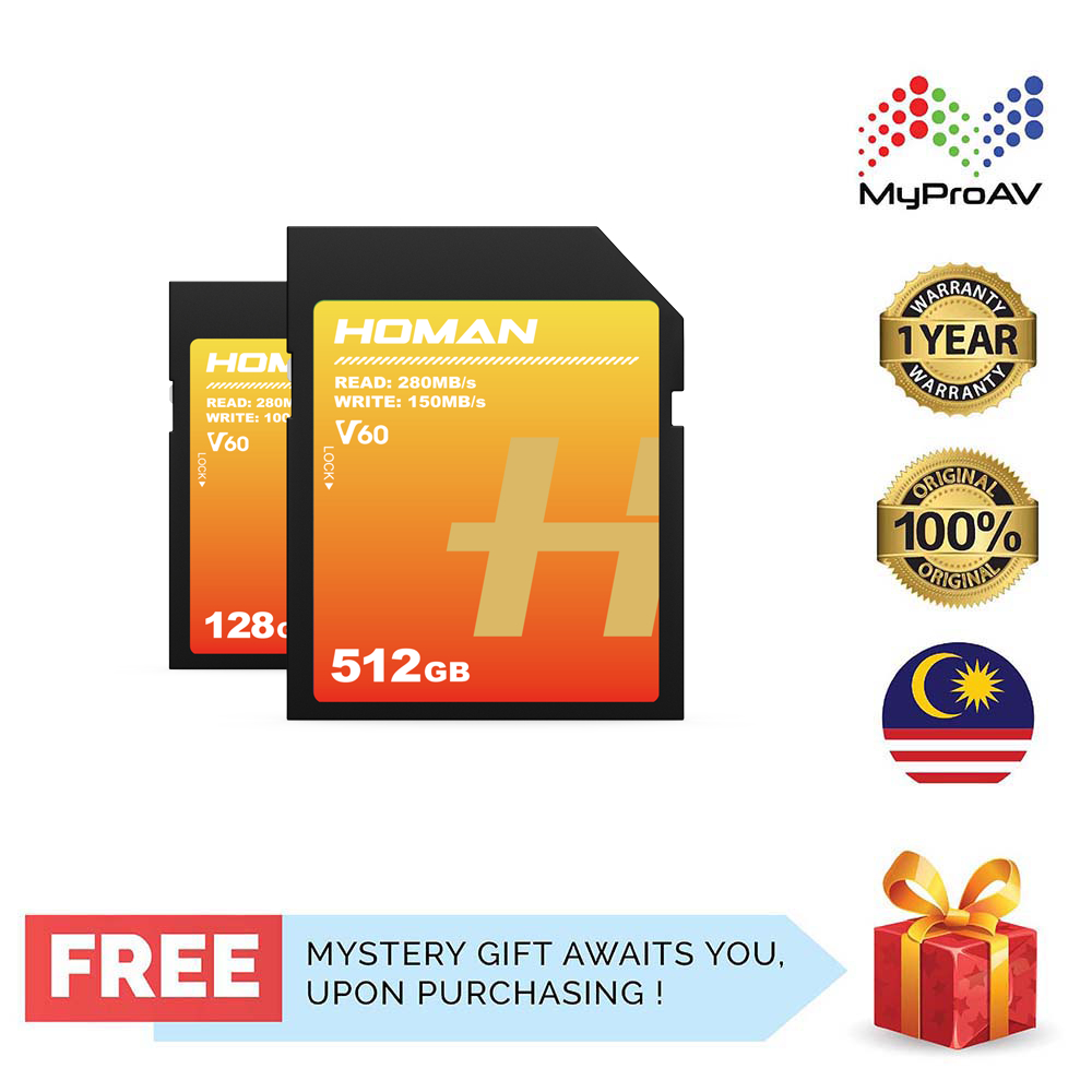 Homan UHS-II SD Card (V60) | Shopee Malaysia