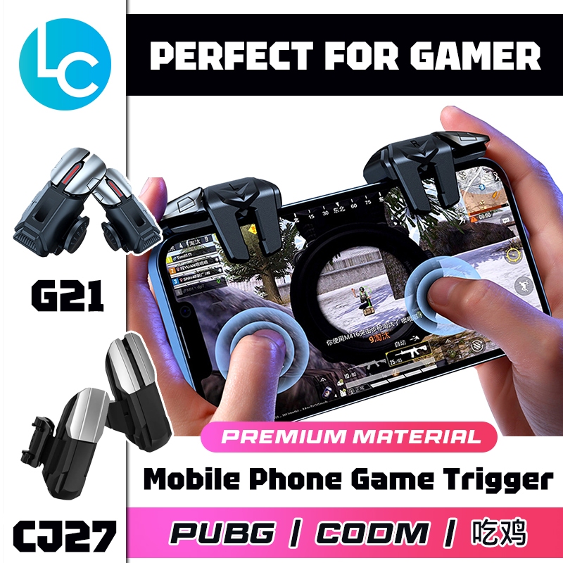 G21 CJ27 Mobile Phone Game Controller Artifact Auto High Frequency Click Button Gaming Joystick ...