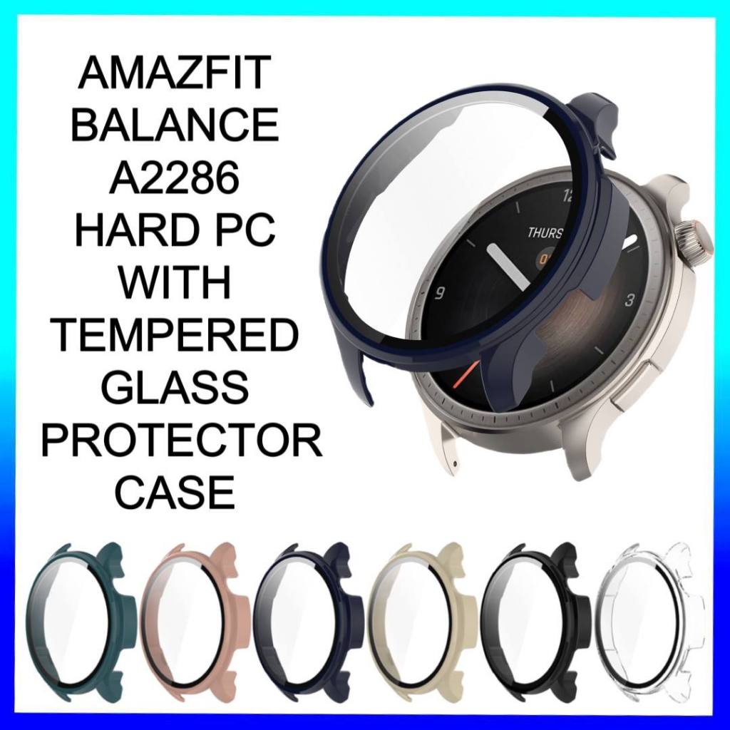 Amazfit Balance 2/ Amazfit Balance A2286 Hard PC With Tempered Glass ...