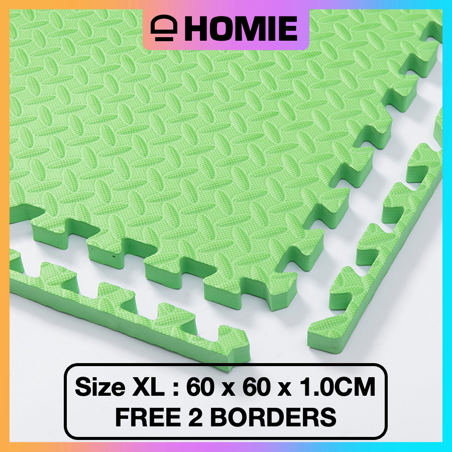 Homie Baby Playmat 60x60CM Thick EVA Foam Play Mat Puzzle Carpet Mat ...