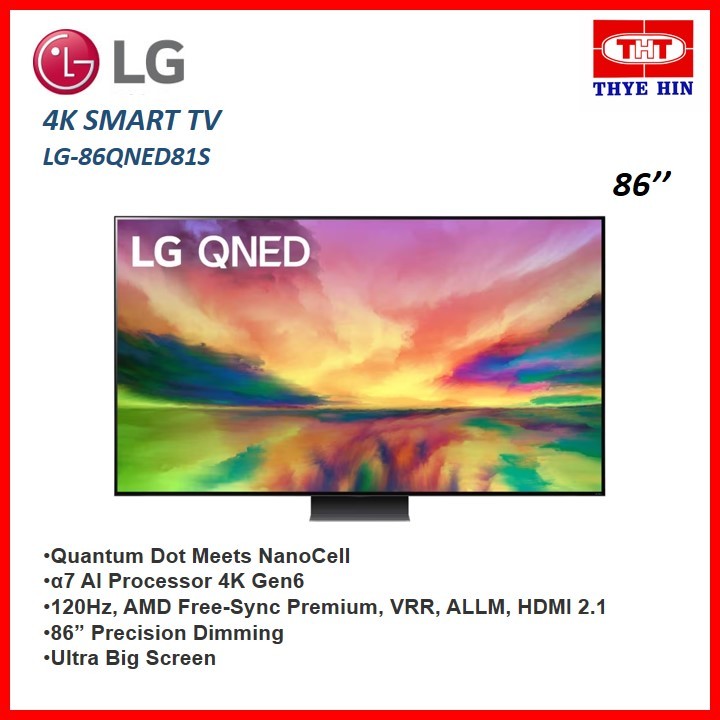 LG QNED81 86 inch 4K Smart QNED Mini LED TV 86QNED81SRA | Shopee Malaysia