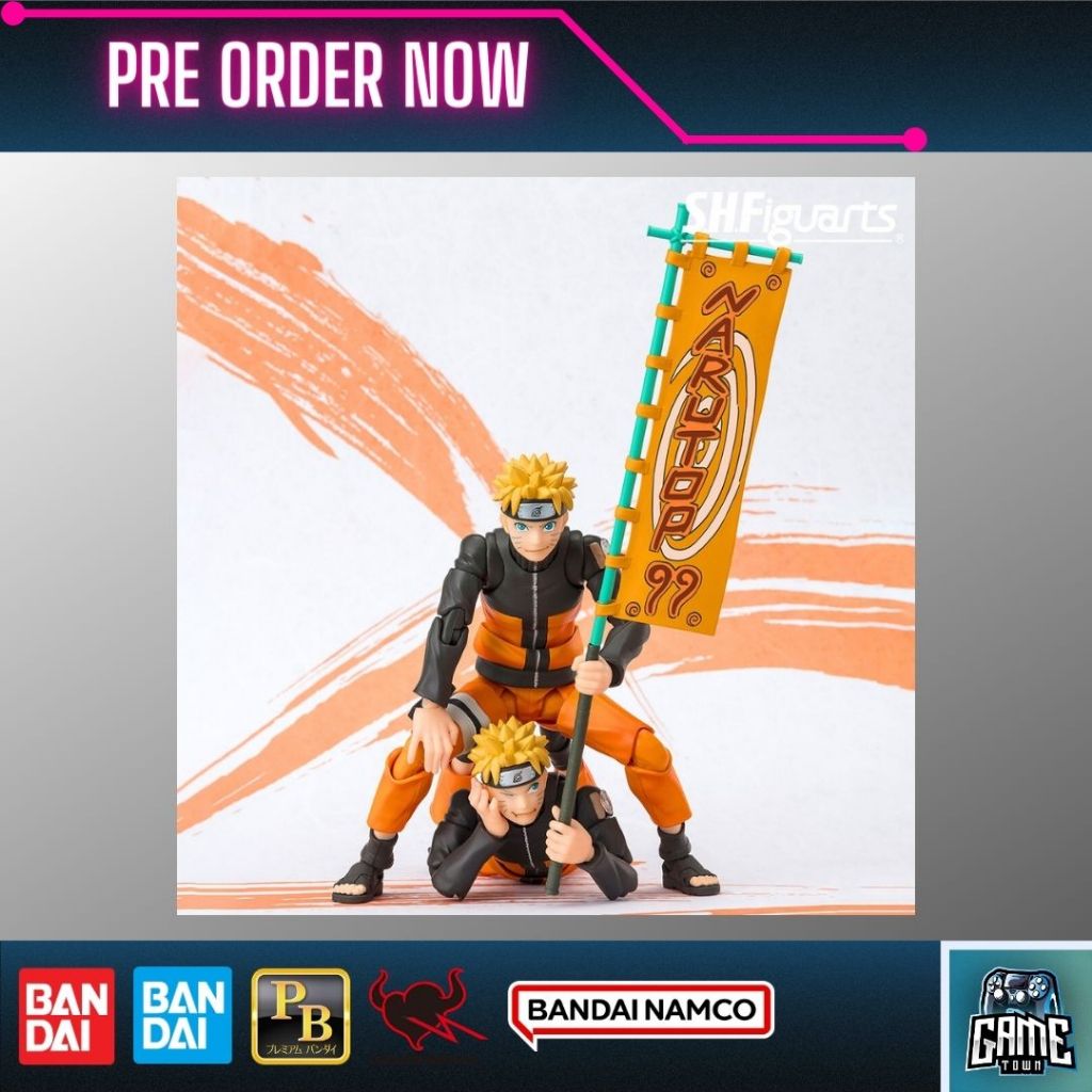 Bandai Tamashii SHF S.H.Figuarts Naruto Uzumaki -NARUTOP99 Edition ...