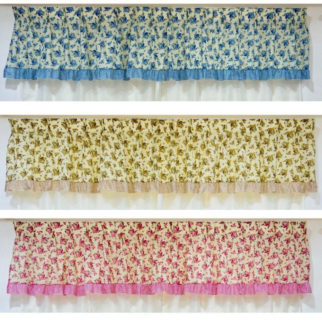 Ready Stock Anak Langsir Bunga Pelmet curtain Langsir Dapur Short ...