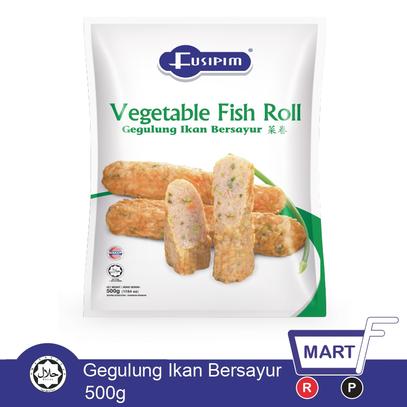 FUSIPIM Vegetable Fish Roll 500g (Gegelung Ikan Bersayur) | Shopee Malaysia