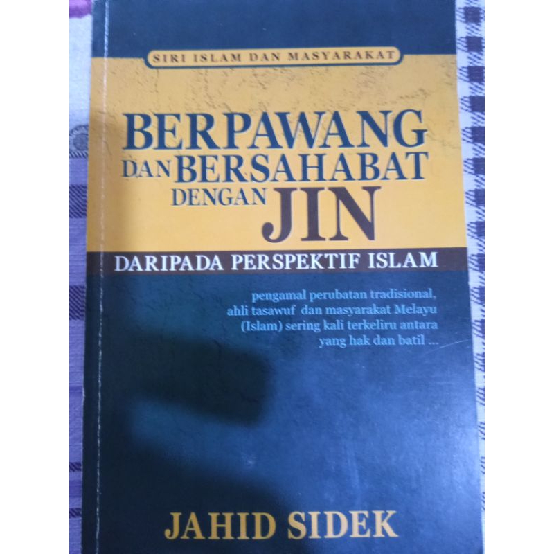 Berpawang dan bersahabat dengan Jin- Jahid Sidek (terpakai) | Shopee ...