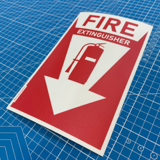Fire Extinguisher. Premium Sticker Sign Notice Signage. Pemadam Api ...