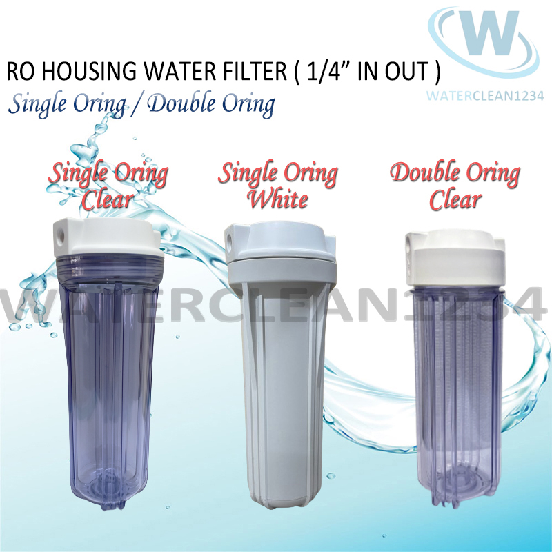 RO HOUSING WATER FILTER - Single Oring/ Double Oring (1/4" Female ...