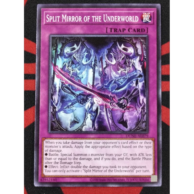 YUGIOH KONAMI DUNE-AE079 Split Mirror of the Underworld (Common) | Shopee Malaysia