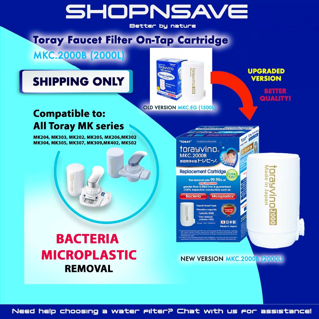 Toray MKC.2000B 2000L, Torayvino Replacement Filter for MK series ...