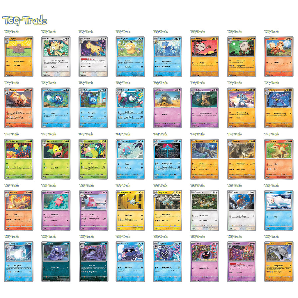 [Pokemon TCG Singles] SV3.5 151 - Common, Uncommon Pg 2 - Pokemon Card ...