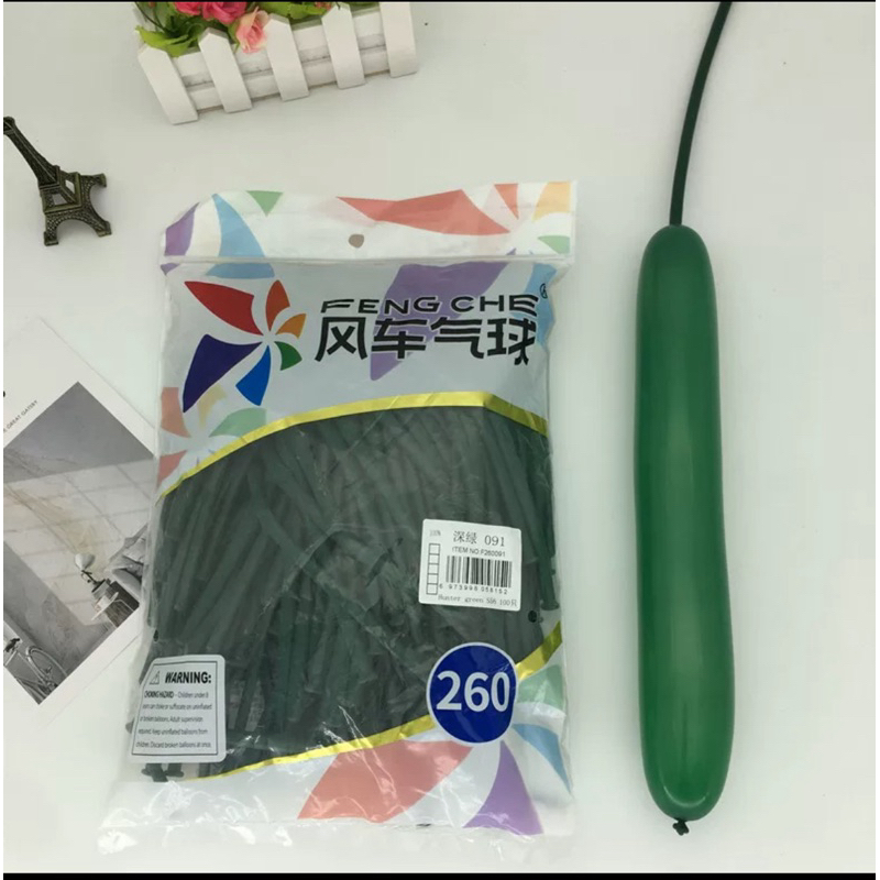 FENG CHE HIGH PREMIUM LATEX 260 BALLOONS 100pcs/pack | Shopee Malaysia