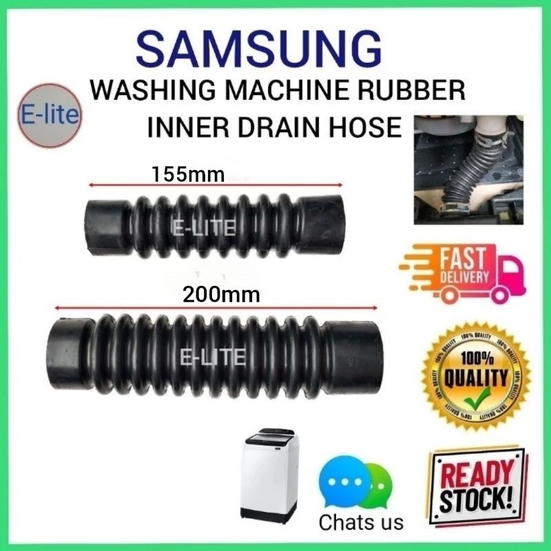 Samsung Washing Machine Rubber Inner Drain Hose | Shopee Malaysia
