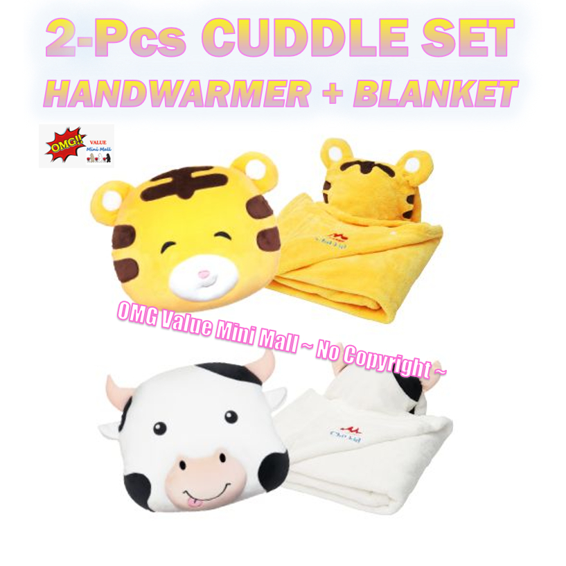 [Morinaga] 2 Pcs Snuggly Cuddle Set - Cozy Handwarmer and Snuggly ...
