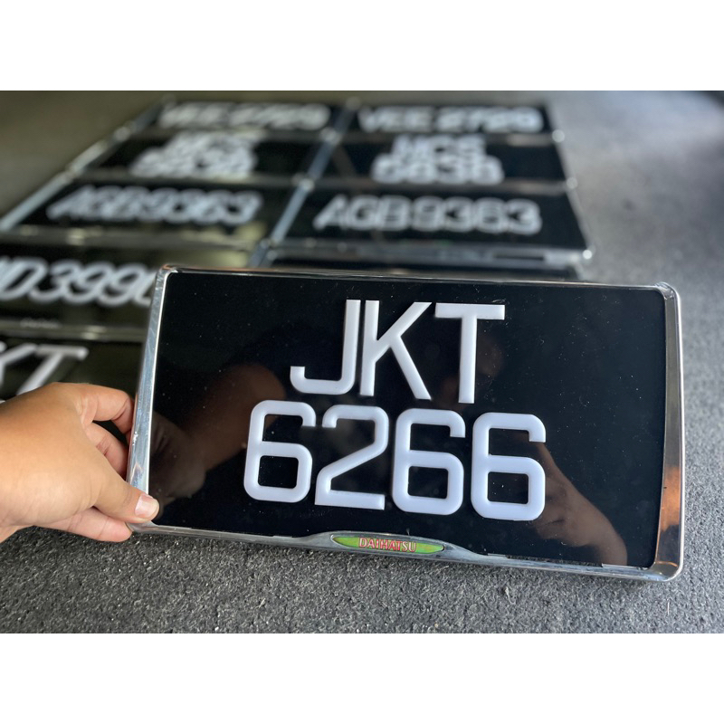 NOMBOR PLET KERETA PUTIH MAHJONG /NOMBOR PLET KERETA / NUMBER PLAT ...