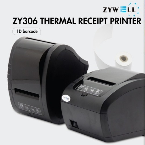 Zywell ZY306 Thermal Receipt Printer ( USB + SERIAL PORT + LAN ...