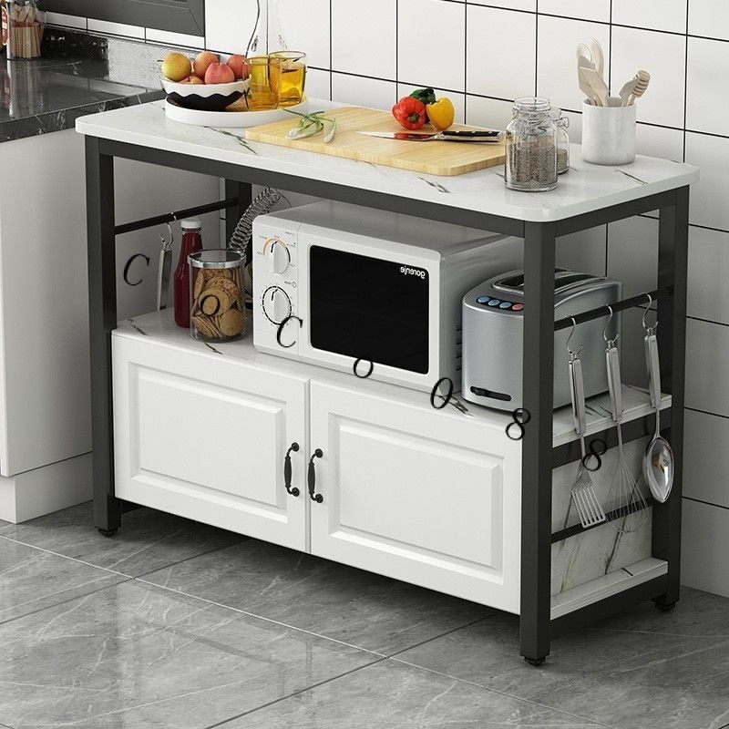 Kitchen cutting table rack household microwave oven rack multi-layer ...