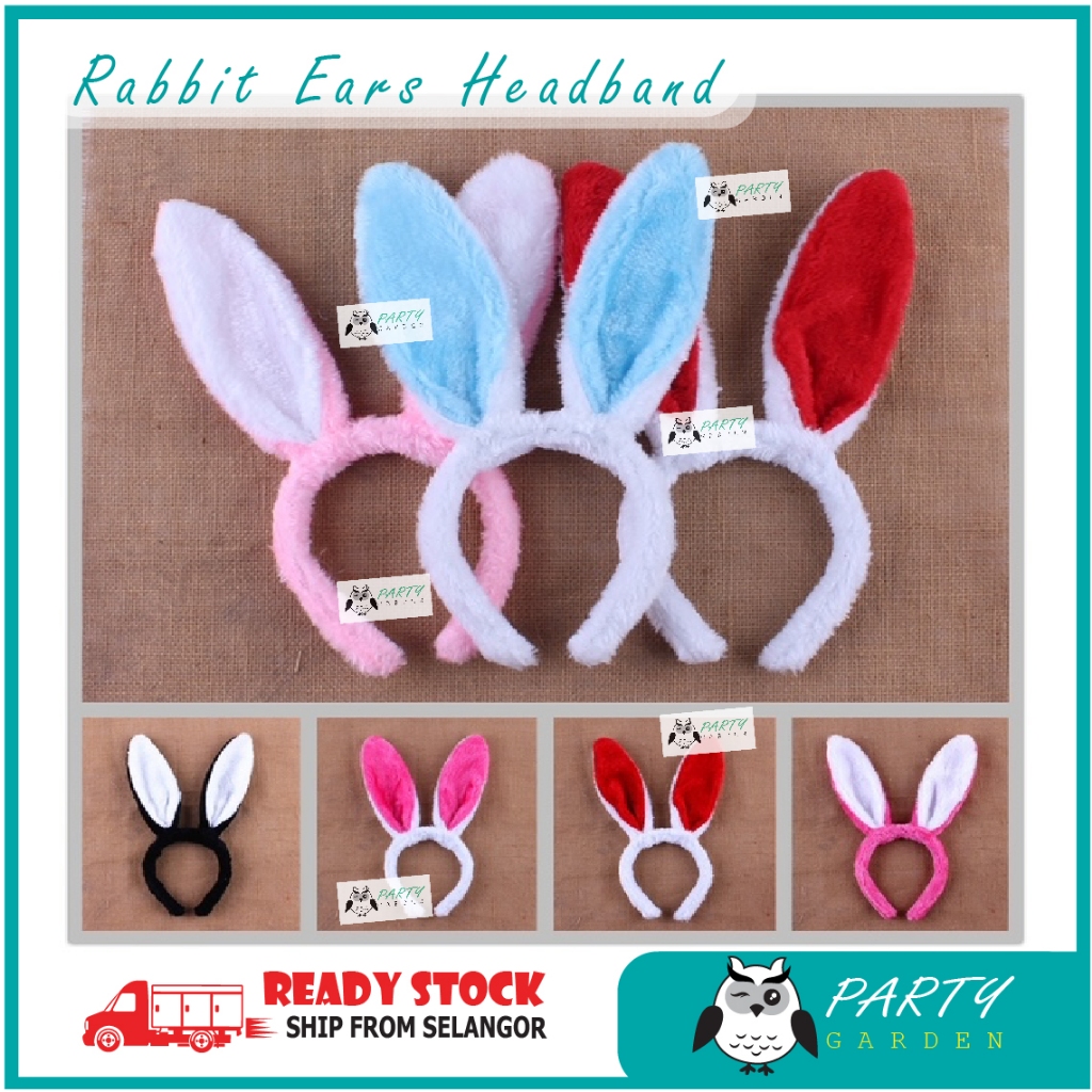 Bunny Rabbit Ears Headband Accessories / Costume Party Concert ...