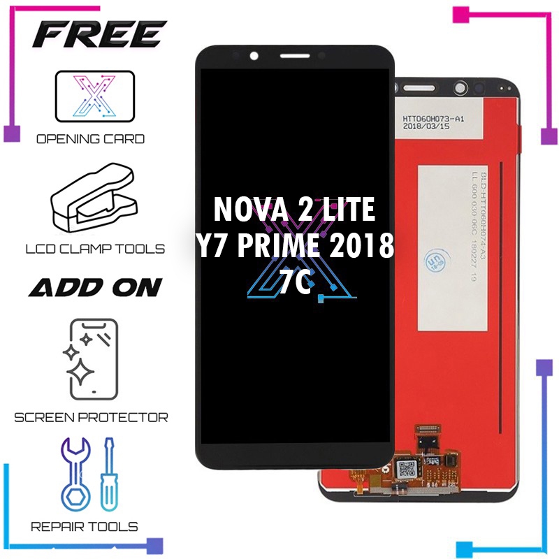 Lcd For Honor 7C / Nova 2 Lite / Y7 Prime 2018 (With Touch Screen ...