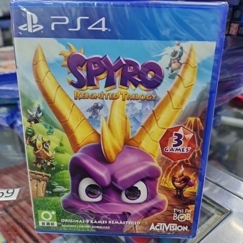PS4 SPYRO REIGNITED TRILOGY ENG R3 NEW AND SEALED | Shopee Malaysia