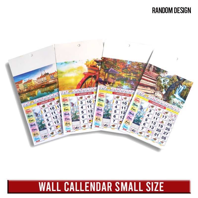 Wall Calendar Horse Kalendar Kuda 2024 Senarai Cuti Umum Saiz S (5x5 ...
