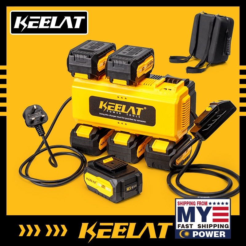 KEELAT Battery For keelat power tools 20V Replaceable battery charger 8 ...