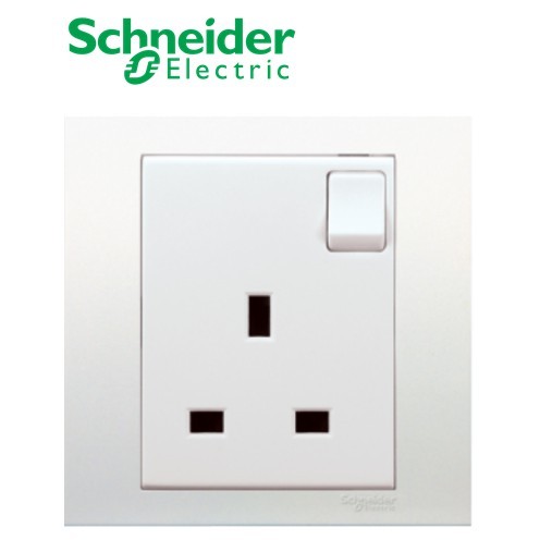 Schneider Vivace 13A Switch Socket Outlet KB15 3 Pin Plug ( Sirim ...