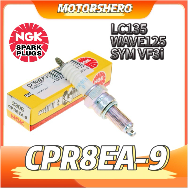 NGK CPR8EA-9 CPR8 SPARK PLUG LC135 SYM VF3i ICON NMAX CBR500RR WAVE125 ...