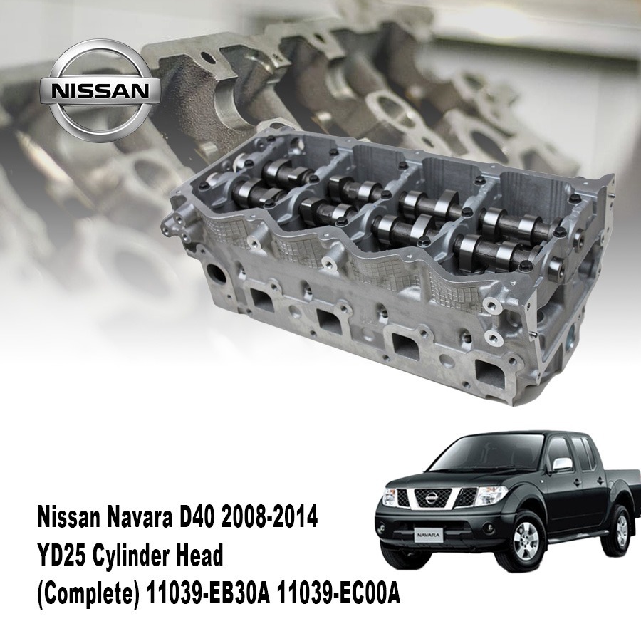 Nissan NAVARA D40 2008-2014 YD25 Cylinder Head (Complete) 11039-EB30A ...