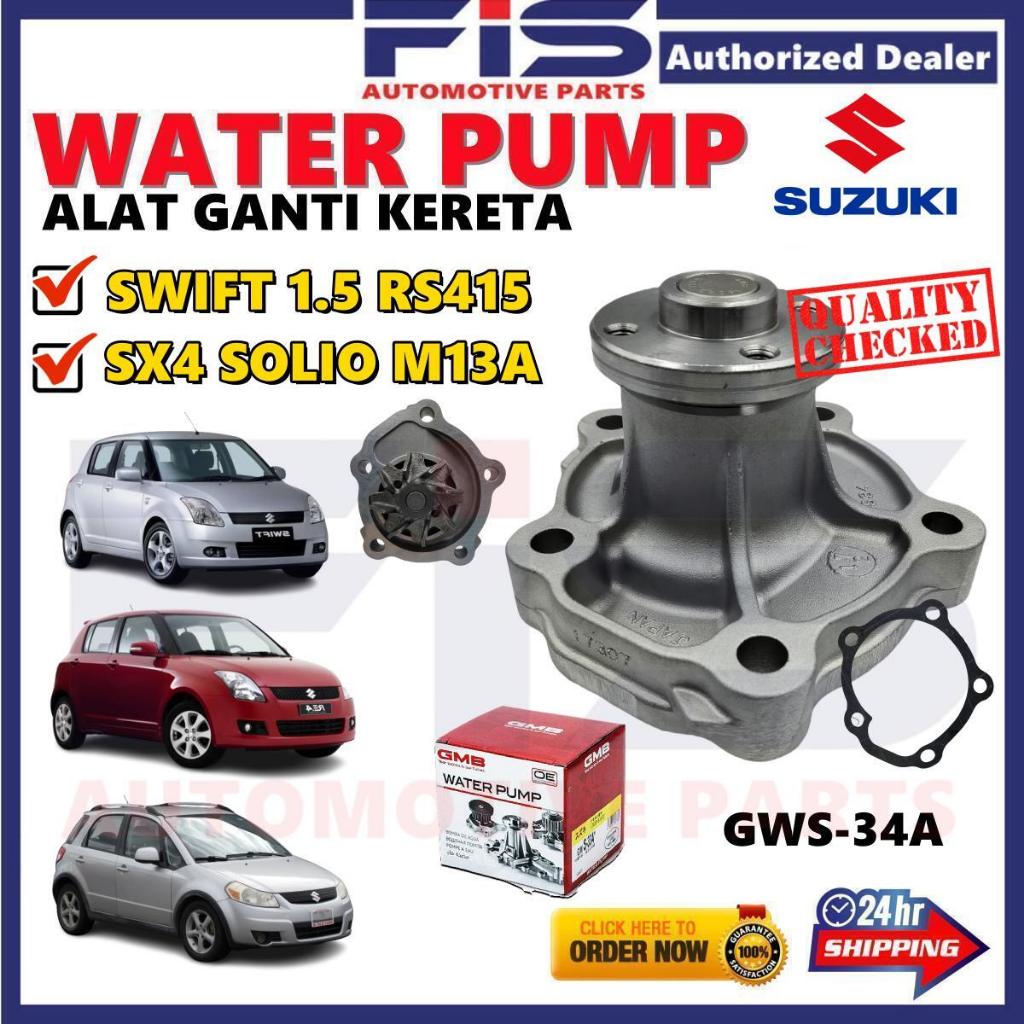 FIS GMB Original Water Pump Suzuki Swift 1.5 RS415 SX4 Solio M13A GWS ...