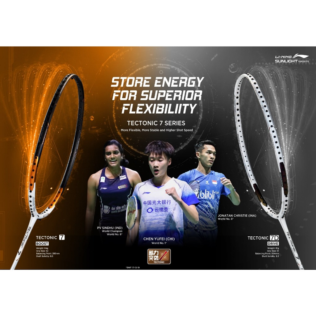 LI-NING TECTONIC 7 SERIES BADMINTON RACKET | Shopee Malaysia