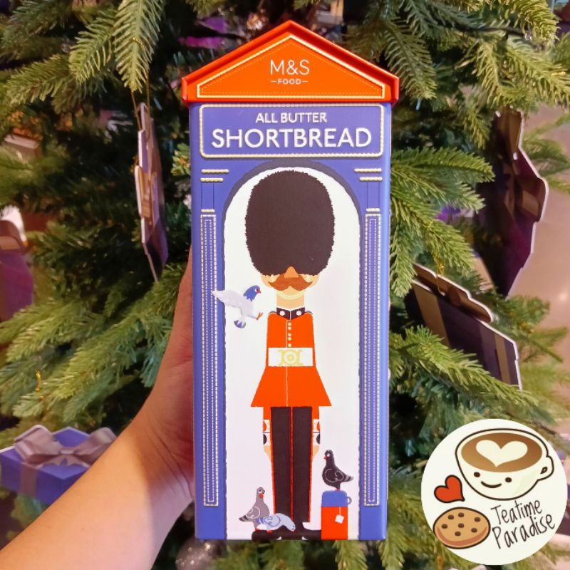 Marks & Spencer (M&S) British Sentry Tin All Butter Shortbread 180g ...