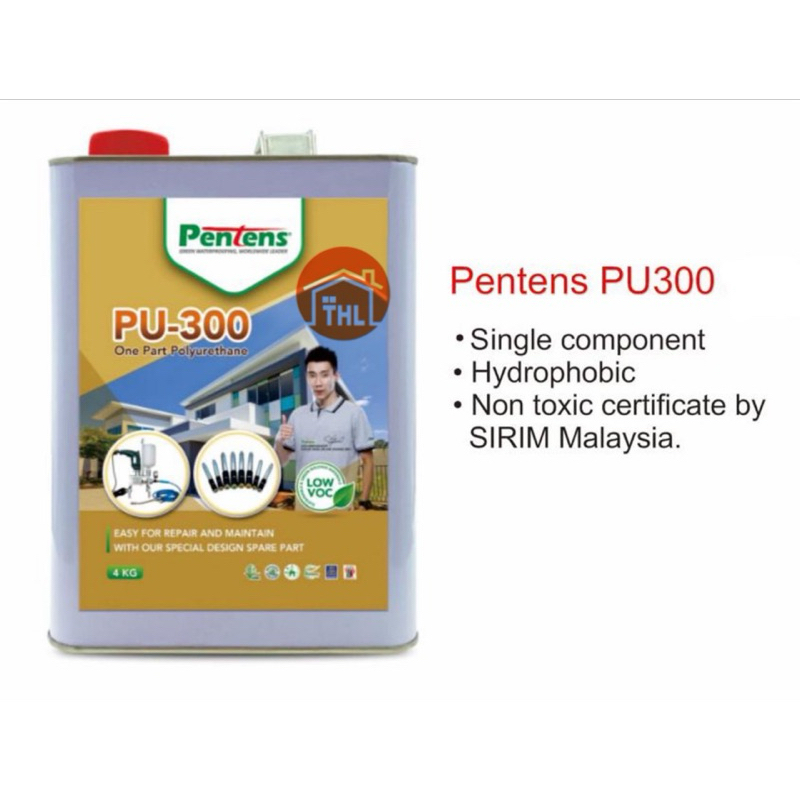 Pentens Polyurethane PU 300 4kg | Shopee Malaysia