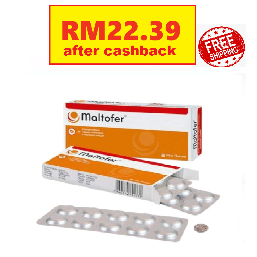 149 (Exp: 5/2026) Maltofer Fol Chewable Tablets 30's | Shopee Malaysia