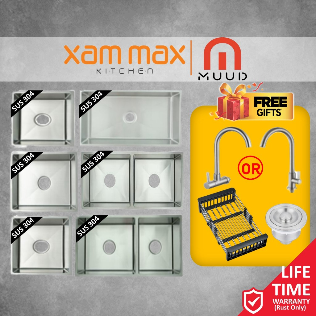 MUUD HIGH QUALITY SUS 304 STAINLESS STEEL NANO TECH SINGLE / DOUBLE ...