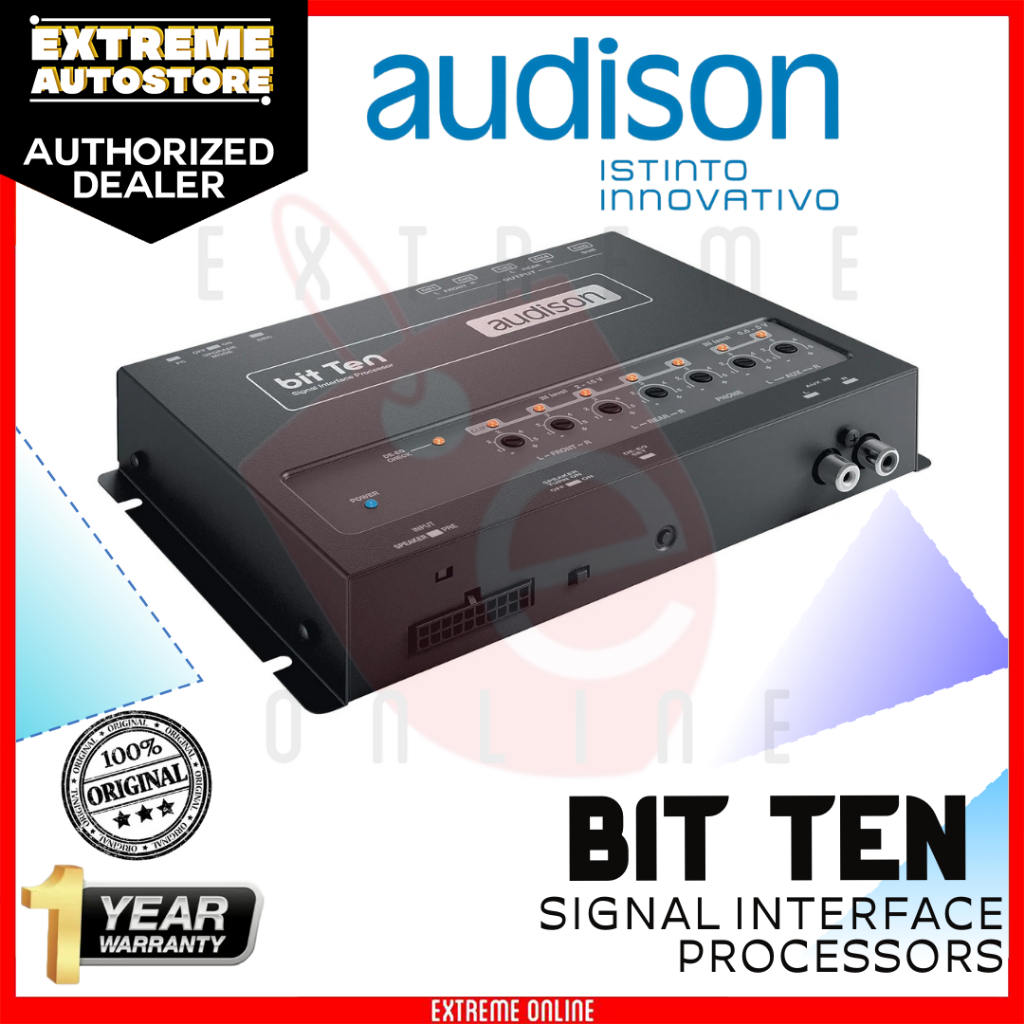Audison Bit Ten 4-Channel In & 5-Channel Out Signal Interface Processor | Shopee Malaysia