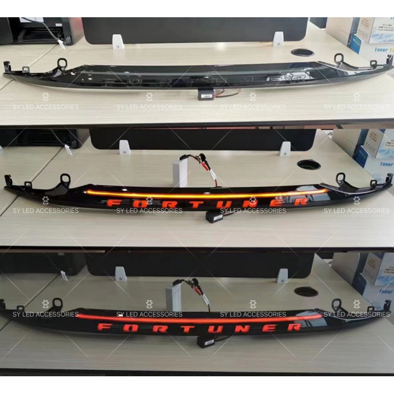 Toyota Fortuner 2016-2024 Trunk Lid Garnish LED Rear Bonnet Centre ...